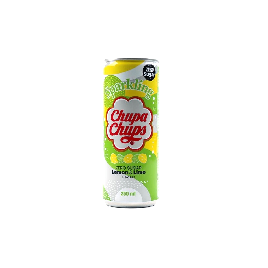 Chupa Chups zero sugar Lemon & Lime 250ml | Candy Snack Experts