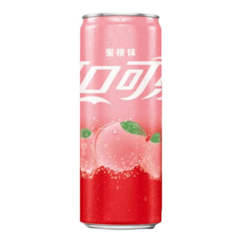 Coca Cola Peach 330ml CHI | Candy Snack Experts