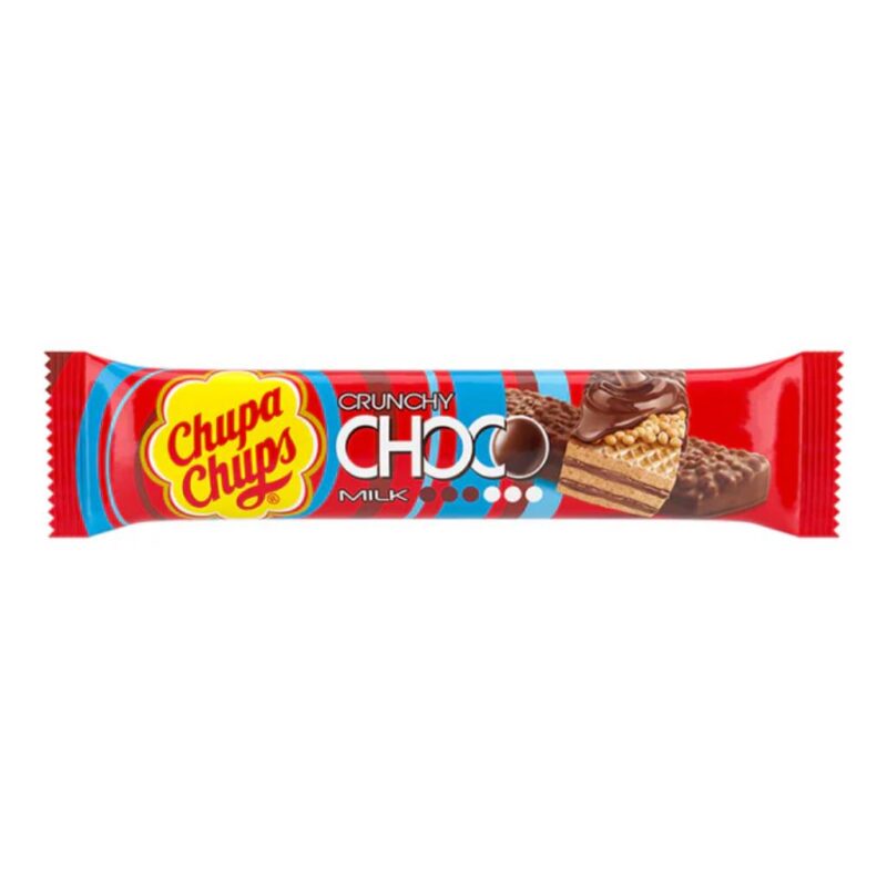 Chupa Chups Wafer Milk Chocolate 27gr | Candy Snack Experts